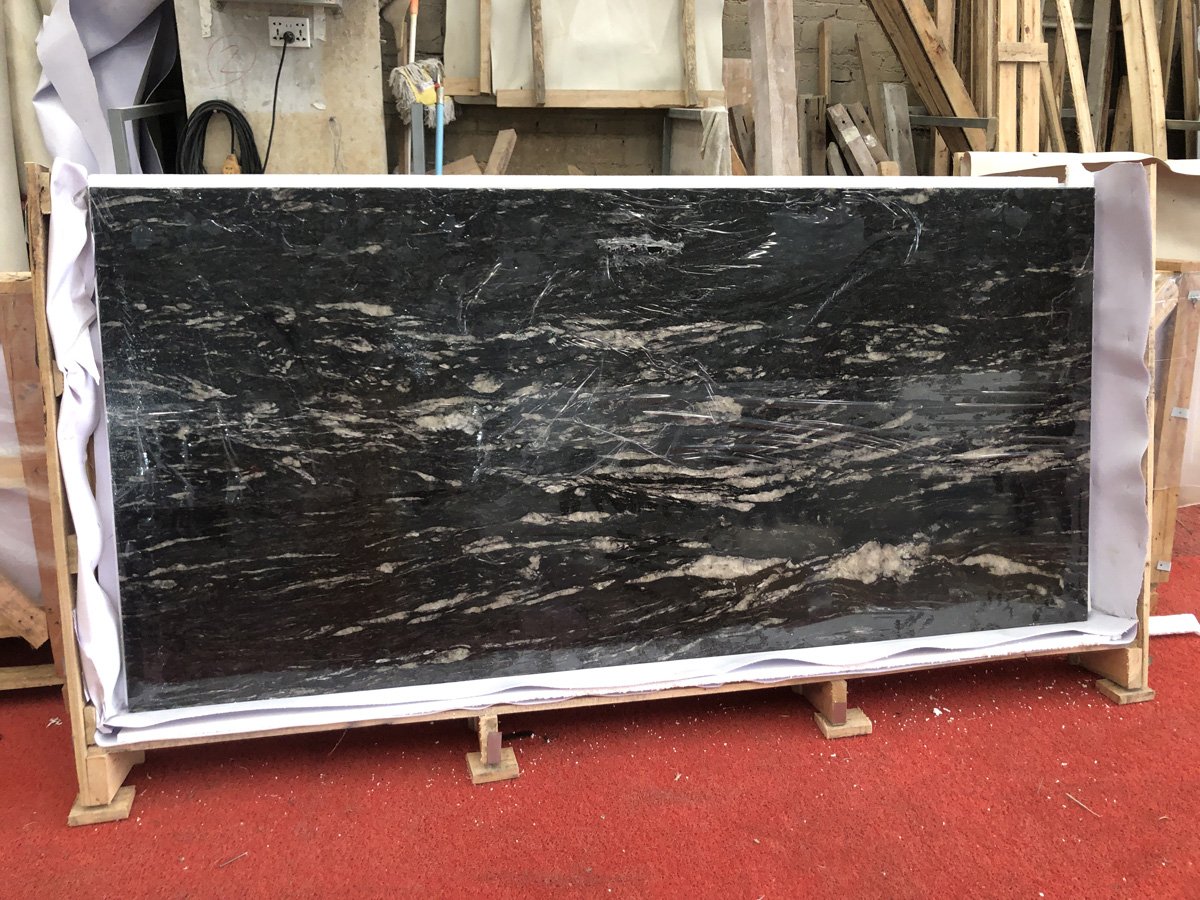 Dark Blue Marble Dining Table Top - Loong Stone China Natural Stone ...