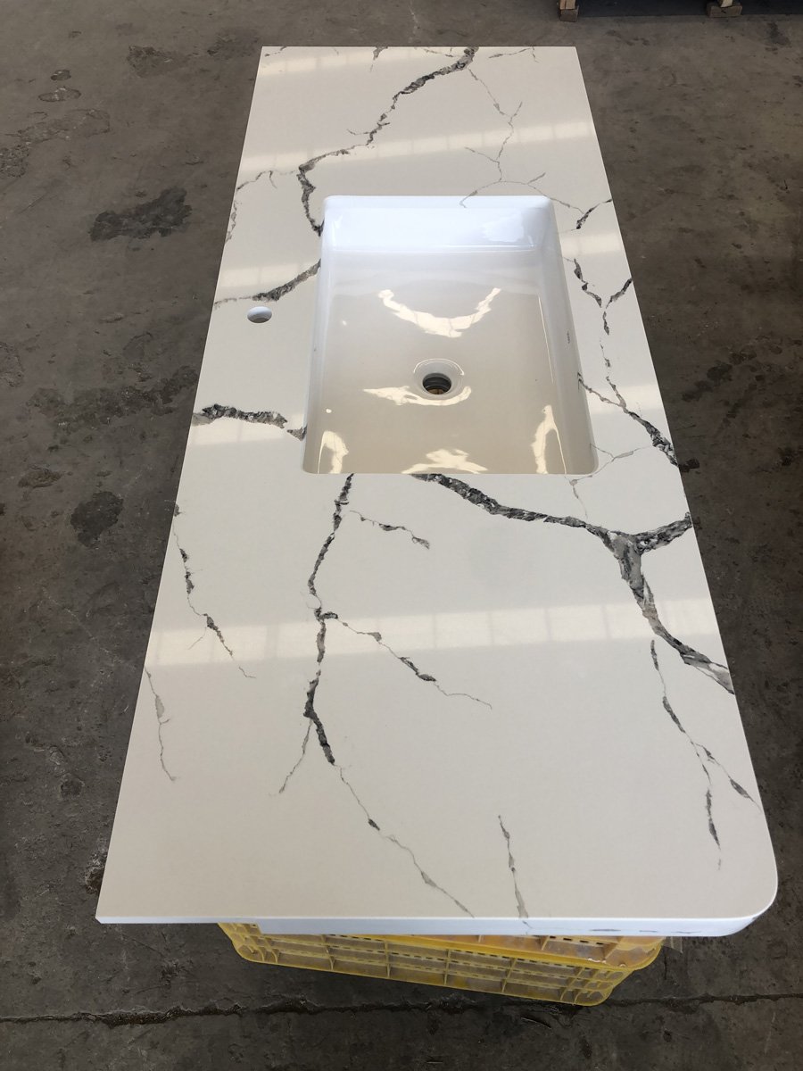 White Quartz Vanity Tops - Loong Stone China Natural Stone Suppliers ...